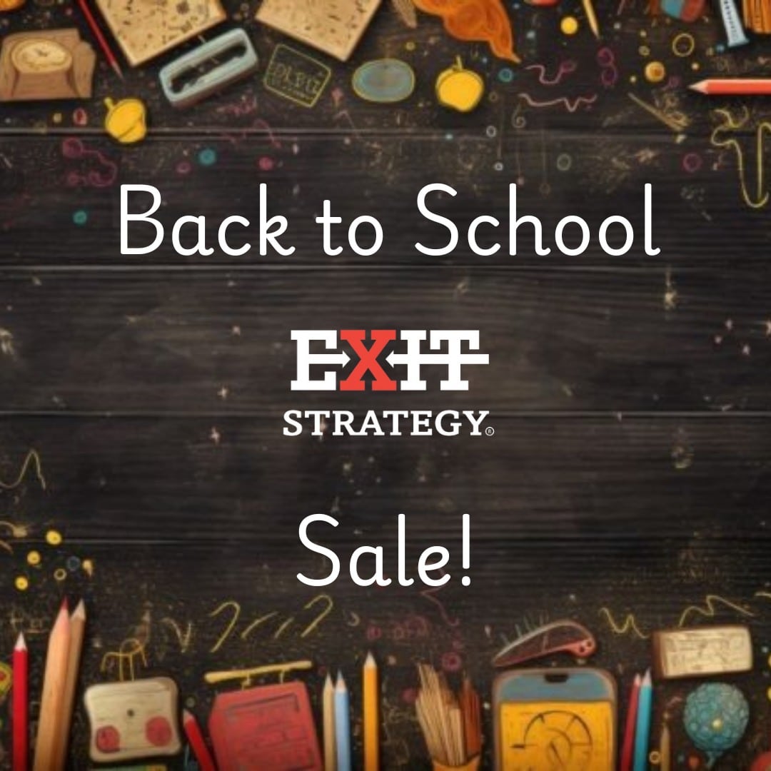 Back to School sale EXTENDED - FREE escape room ticket! - Exit Strategy US